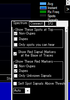 N1MM Extio spectrum display w/RSP